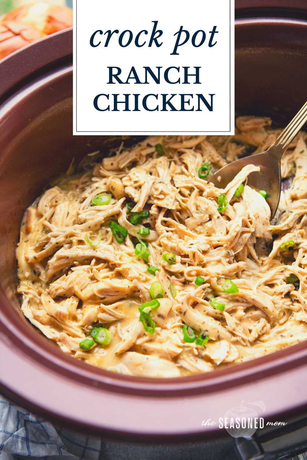Ranch Chicken Crock Pot Recipe - The Seasoned Mom