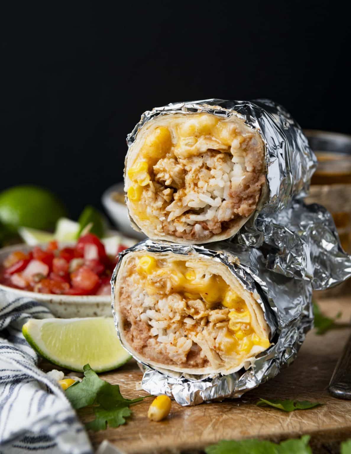 The Easiest Chicken Burrito Recipe (Freezer Friendly!) - The Seasoned Mom