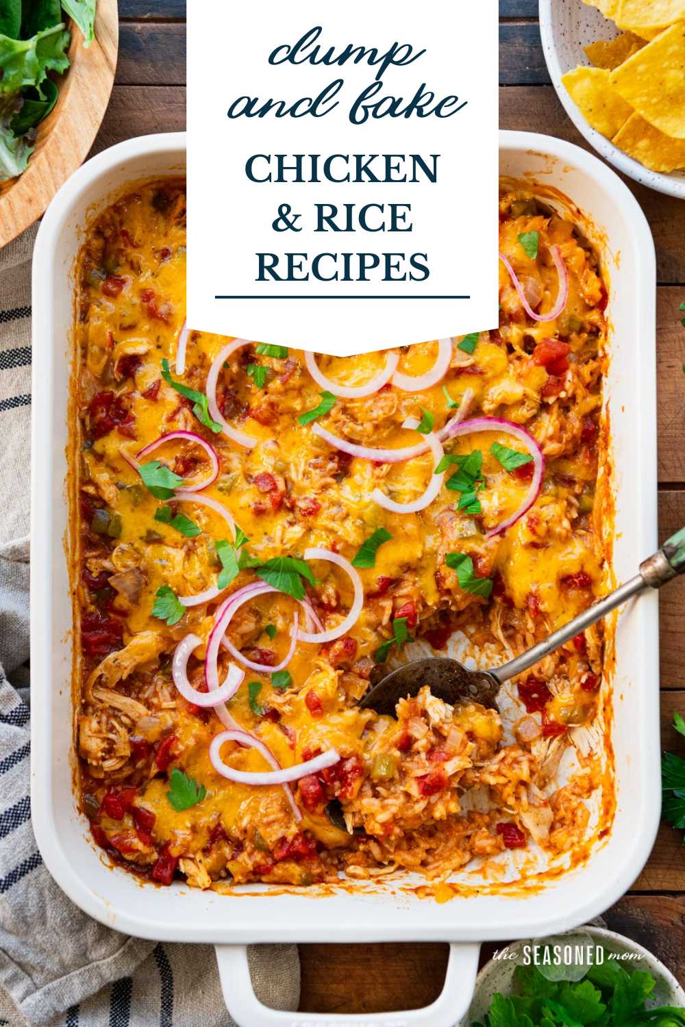 Dump-and-Bake Chicken and Rice Recipes - The Seasoned Mom