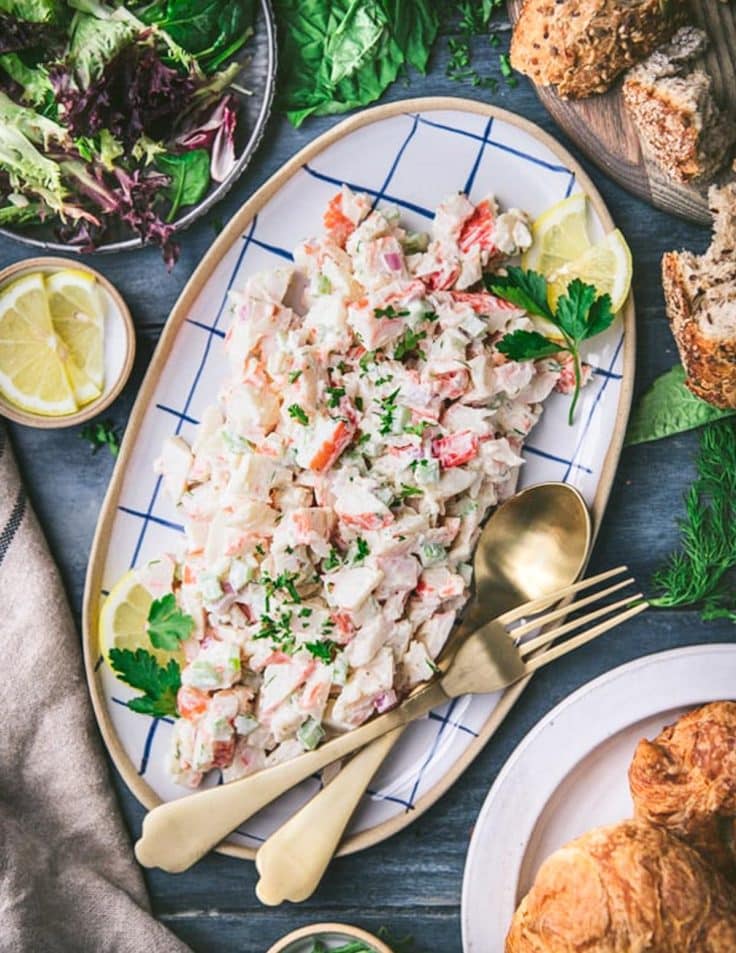 Seafood Salad - The Seasoned Mom