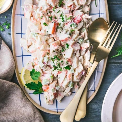 Seafood Salad - The Seasoned Mom