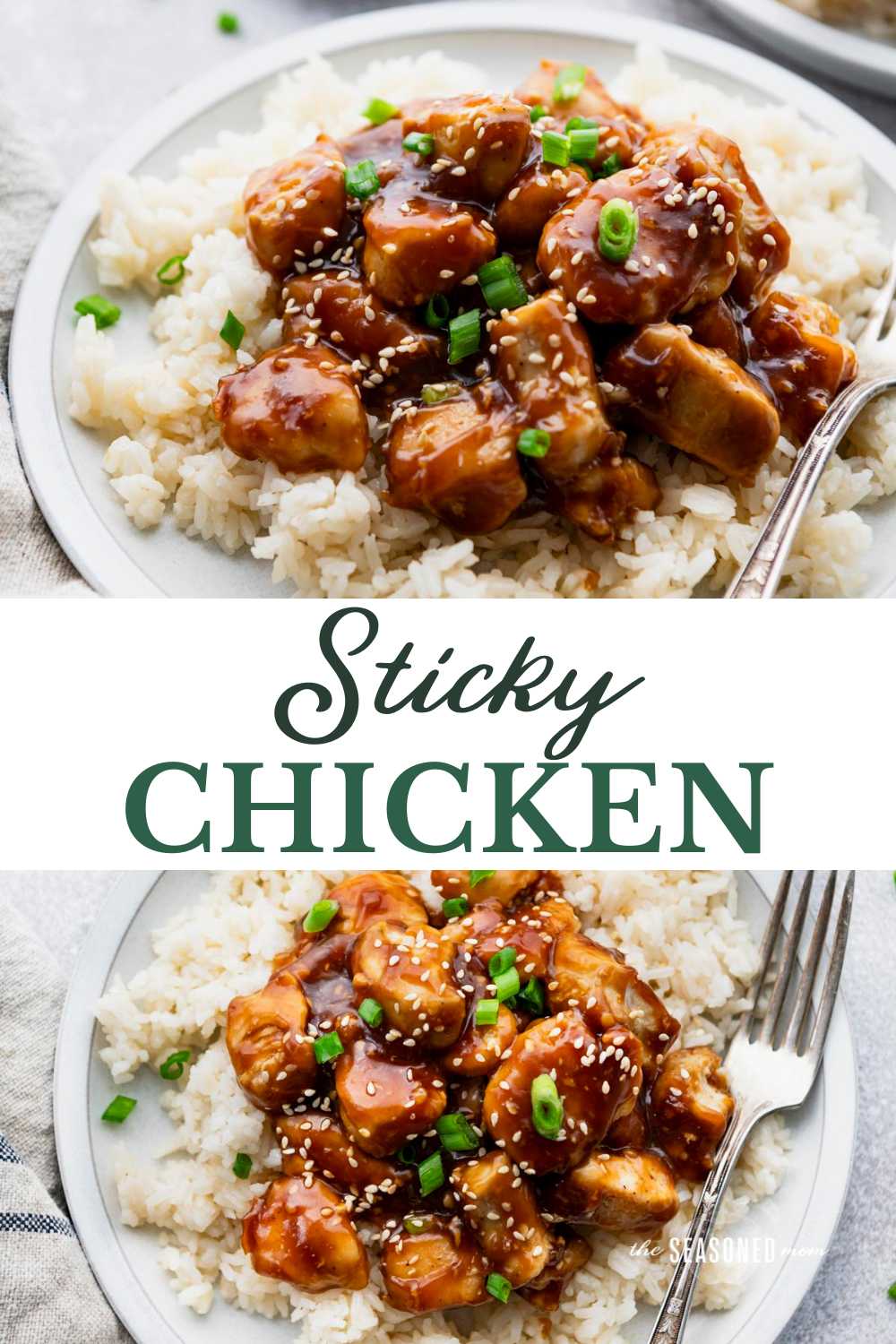 Sticky Chicken - The Seasoned Mom