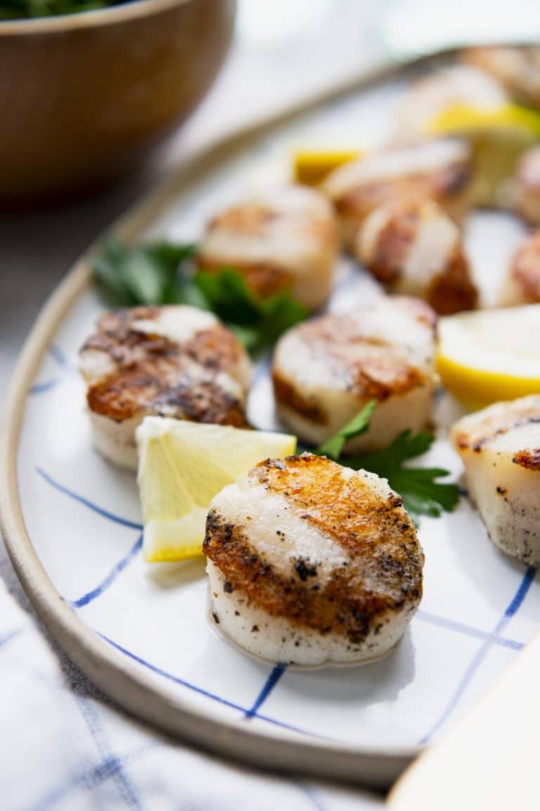 The Easiest Grilled Scallops (in Just 10 Minutes)! - The Seasoned Mom