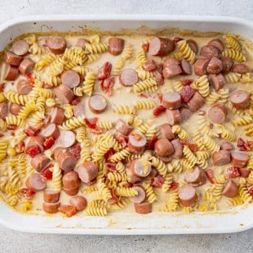Dump-and-Bake Hot Dog Casserole - The Seasoned Mom