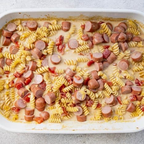 Dump-and-Bake Hot Dog Casserole - The Seasoned Mom