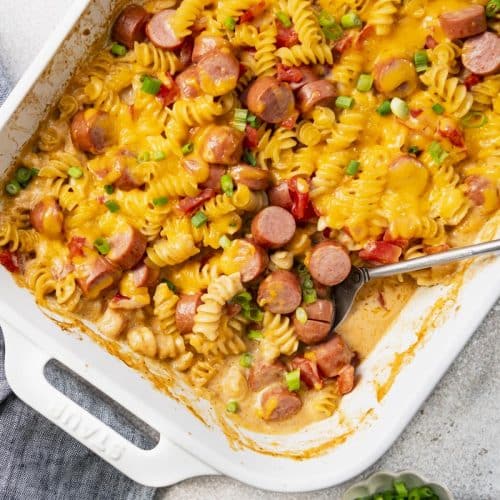 Dump-and-Bake Hot Dog Casserole - The Seasoned Mom