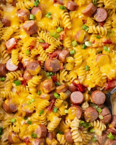 Dump-and-Bake Hot Dog Casserole - The Seasoned Mom