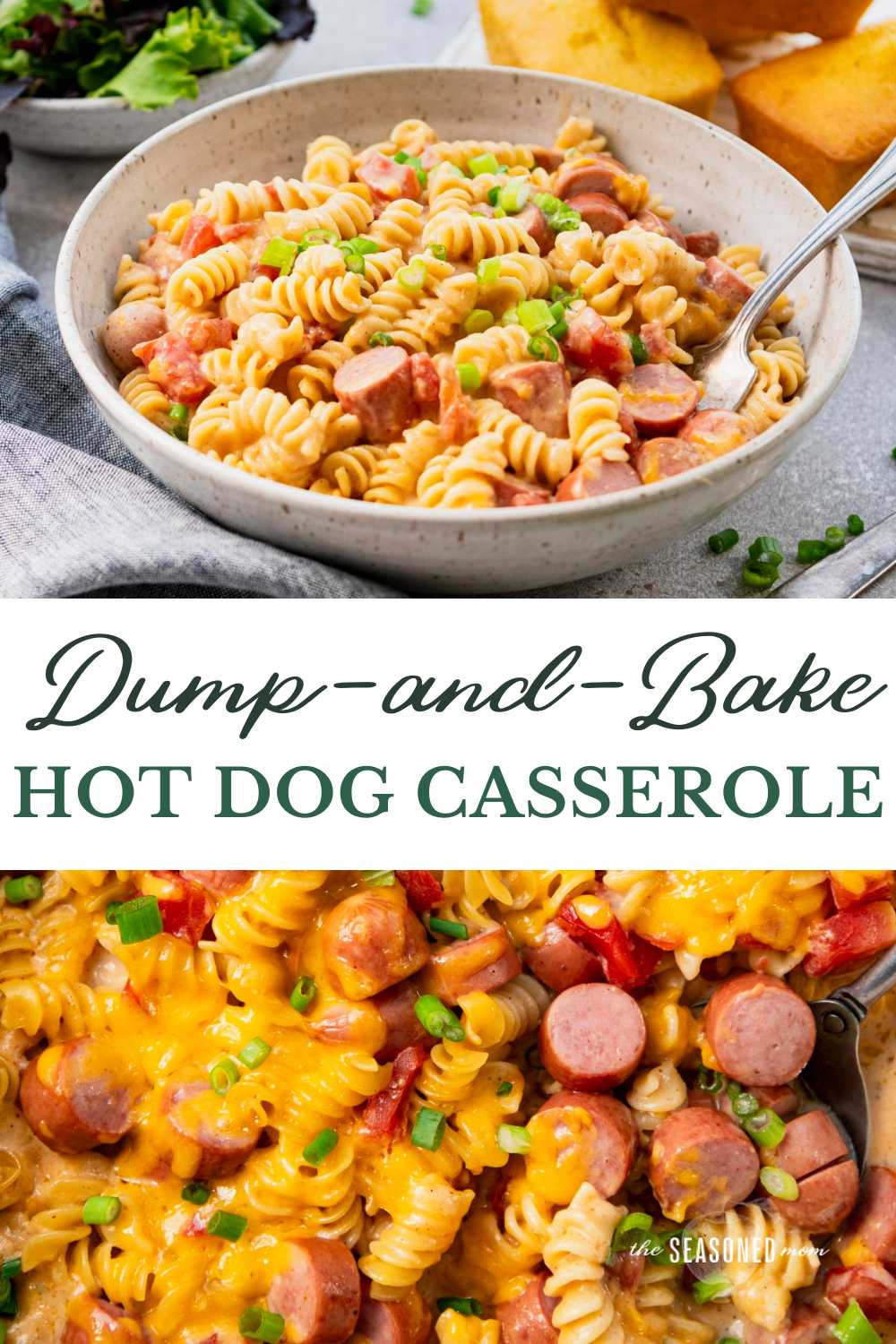 Dump-and-Bake Hot Dog Casserole - The Seasoned Mom