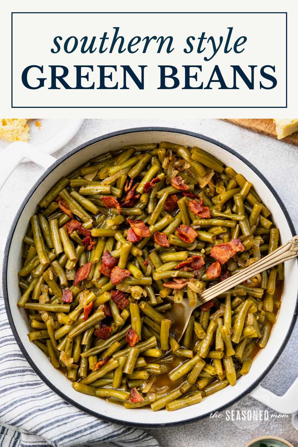 Southern Style Green Beans - The Seasoned Mom