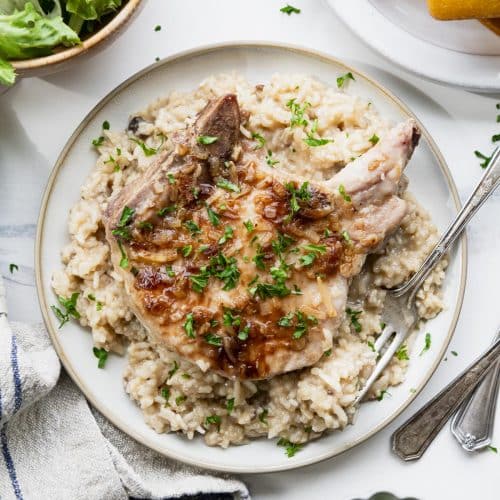 Pork Chop and Rice Casserole (Easy Baked Pork Chops and Rice)