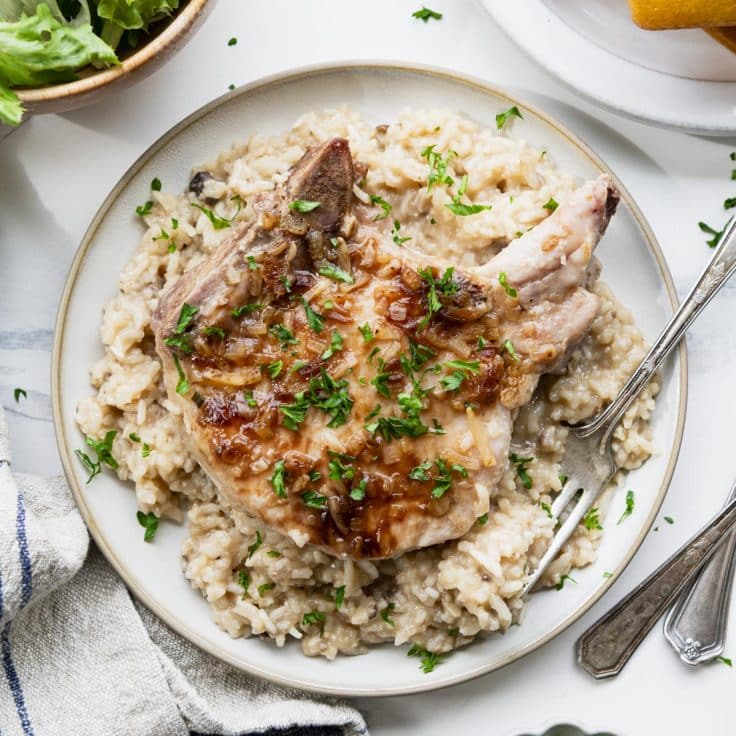 Pork Chop and Rice Casserole (Easy Baked Pork Chops and Rice)