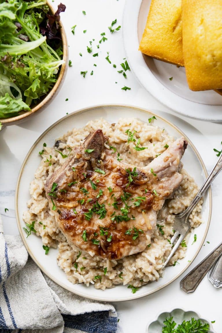 Pork Chop and Rice Casserole (Easy Baked Pork Chops and Rice)