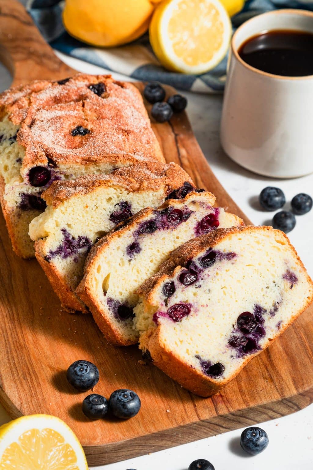 Aunt Mary's Blueberry Bread Recipe