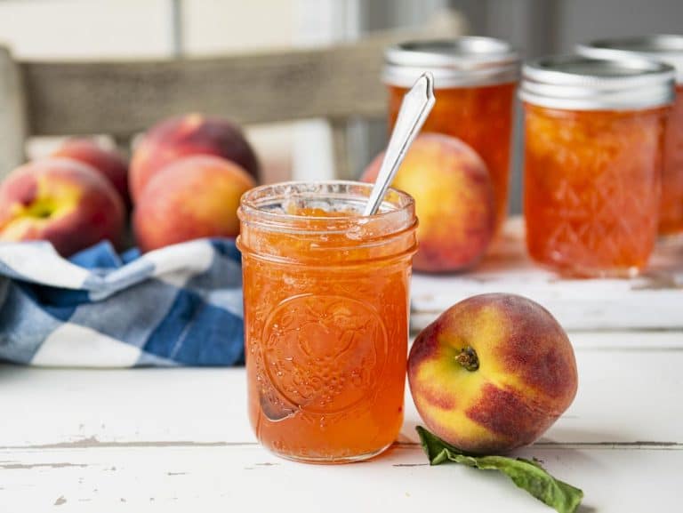 Perfect Peach Jam Recipe - The Seasoned Mom