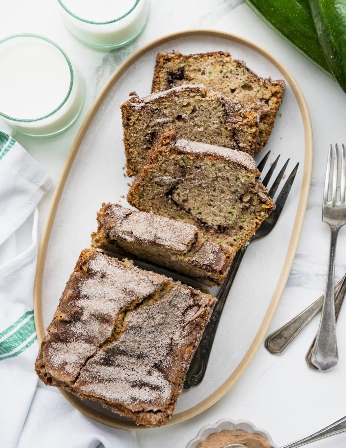 Snickerdoodle Zucchini Bread - The Seasoned Mom