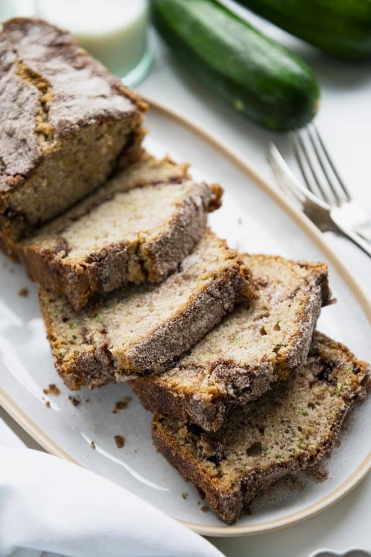 Snickerdoodle Zucchini Bread - The Seasoned Mom