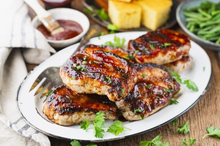 Grilled BBQ Pork Chops - The Seasoned Mom