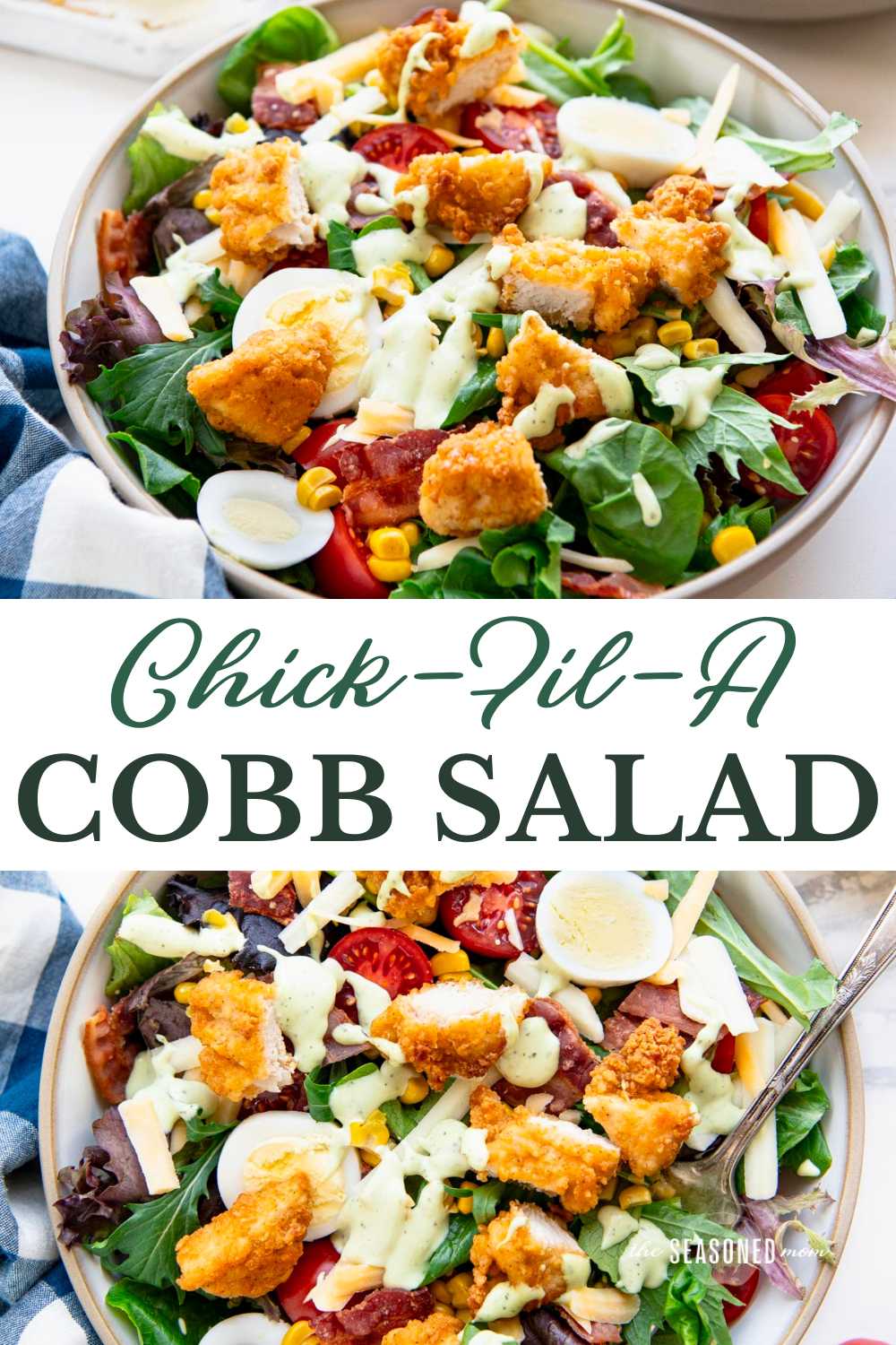 Chick Fil A Cobb Salad - The Seasoned Mom