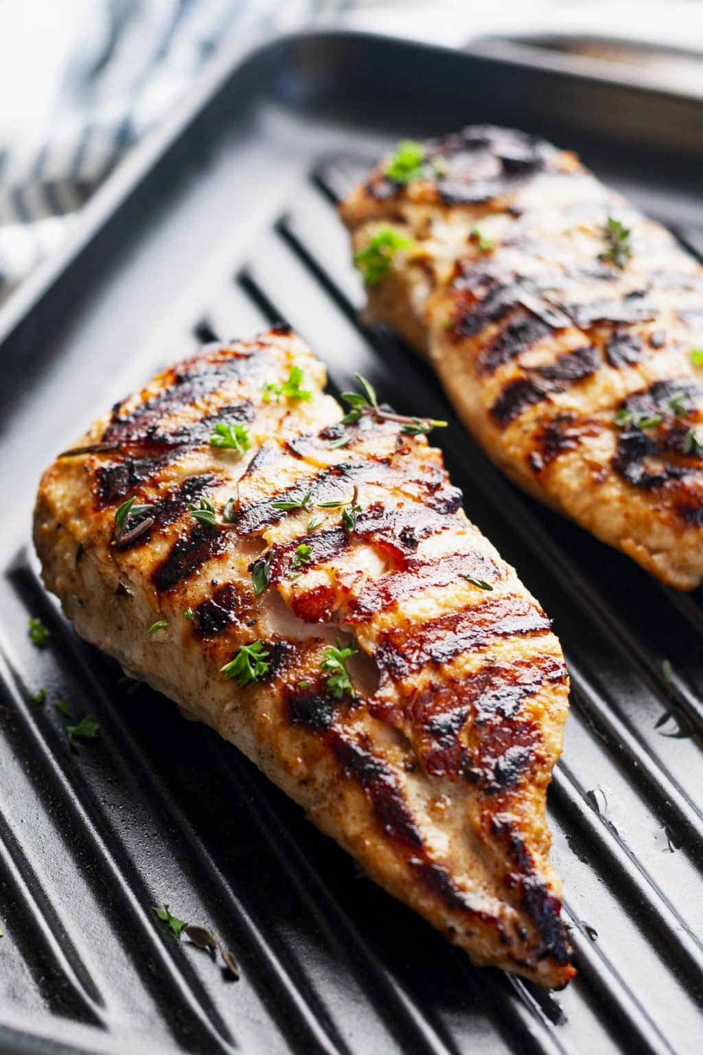 Simple Grilled Chicken Marinade with Garlic and Herbs - The Seasoned Mom