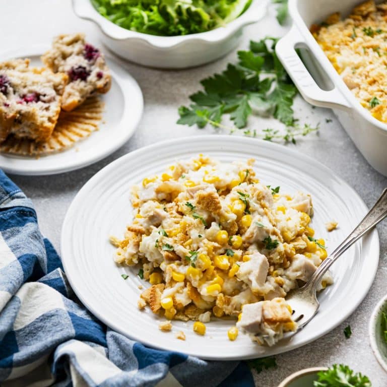 Amish Chicken and Corn Casserole - The Seasoned Mom