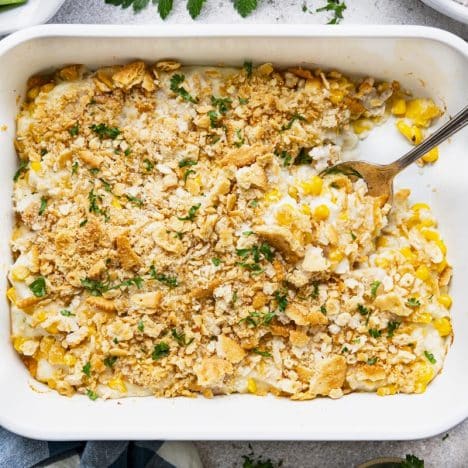 Amish Chicken and Corn Casserole - The Seasoned Mom