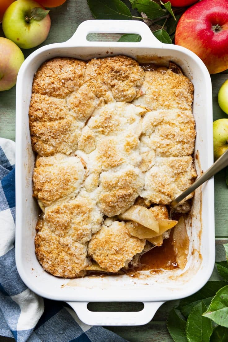 Easy Apple Cobbler - The Seasoned Mom