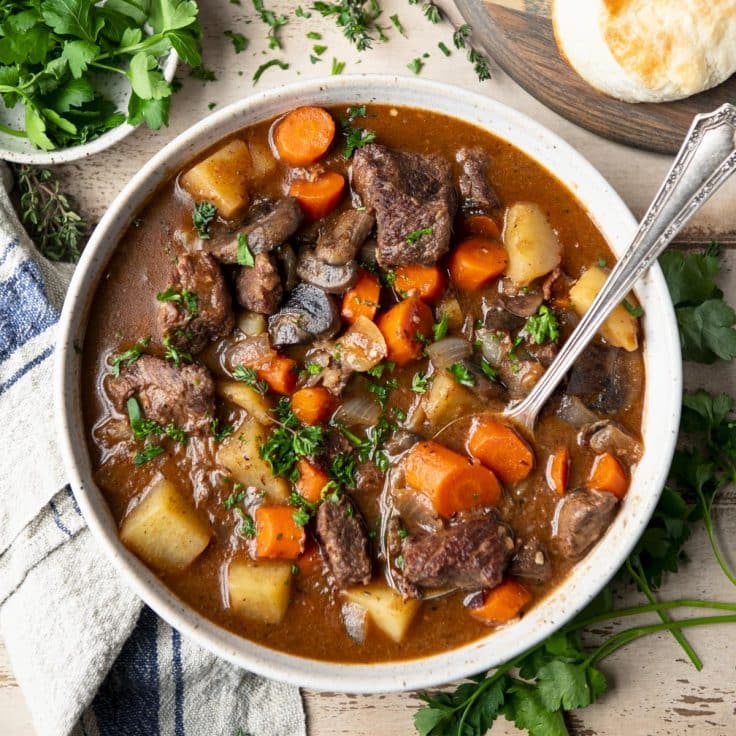 Dutch Oven Beef Stew - The Seasoned Mom