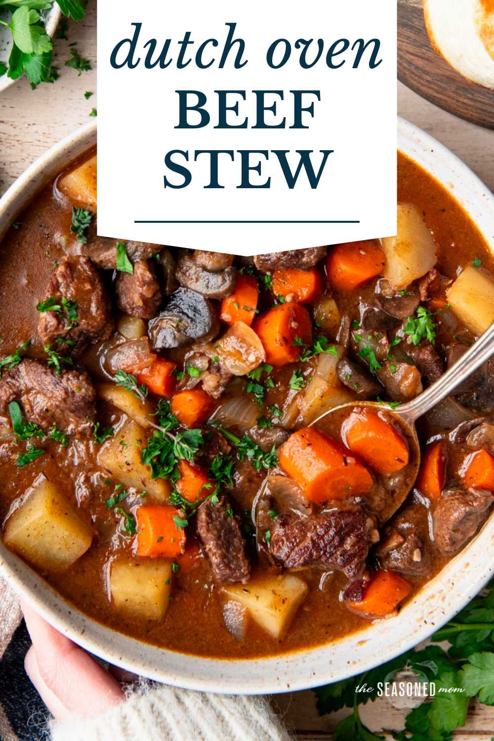 Dutch Oven Beef Stew - The Seasoned Mom