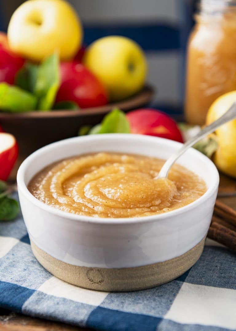 Old-Fashioned Applesauce - The Seasoned Mom
