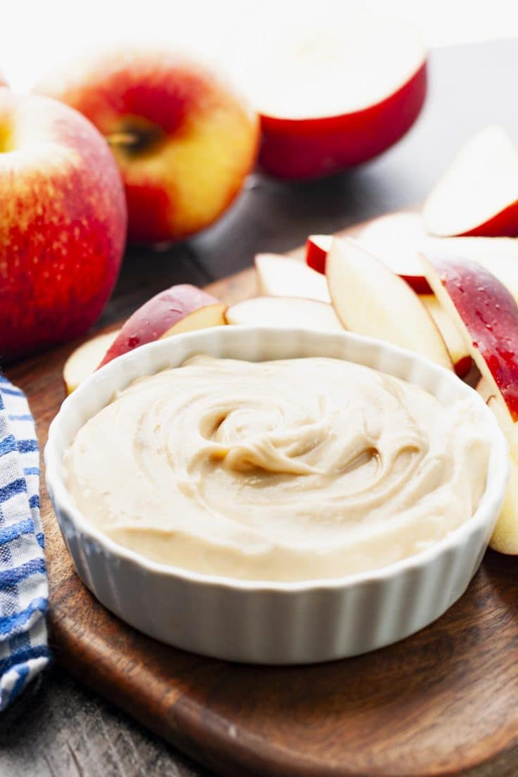 4-Ingredient Apple Dip - The Seasoned Mom