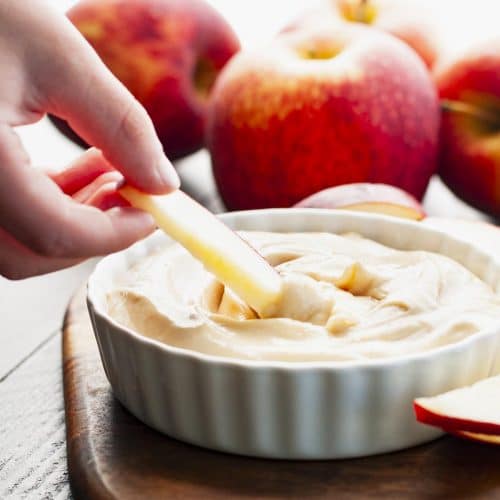 4-Ingredient Apple Dip - The Seasoned Mom