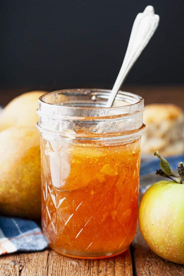 Spiced Apple Pear Jam - The Seasoned Mom