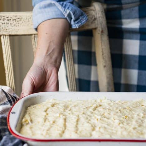 Farmhouse Chicken Cornbread Casserole - The Seasoned Mom