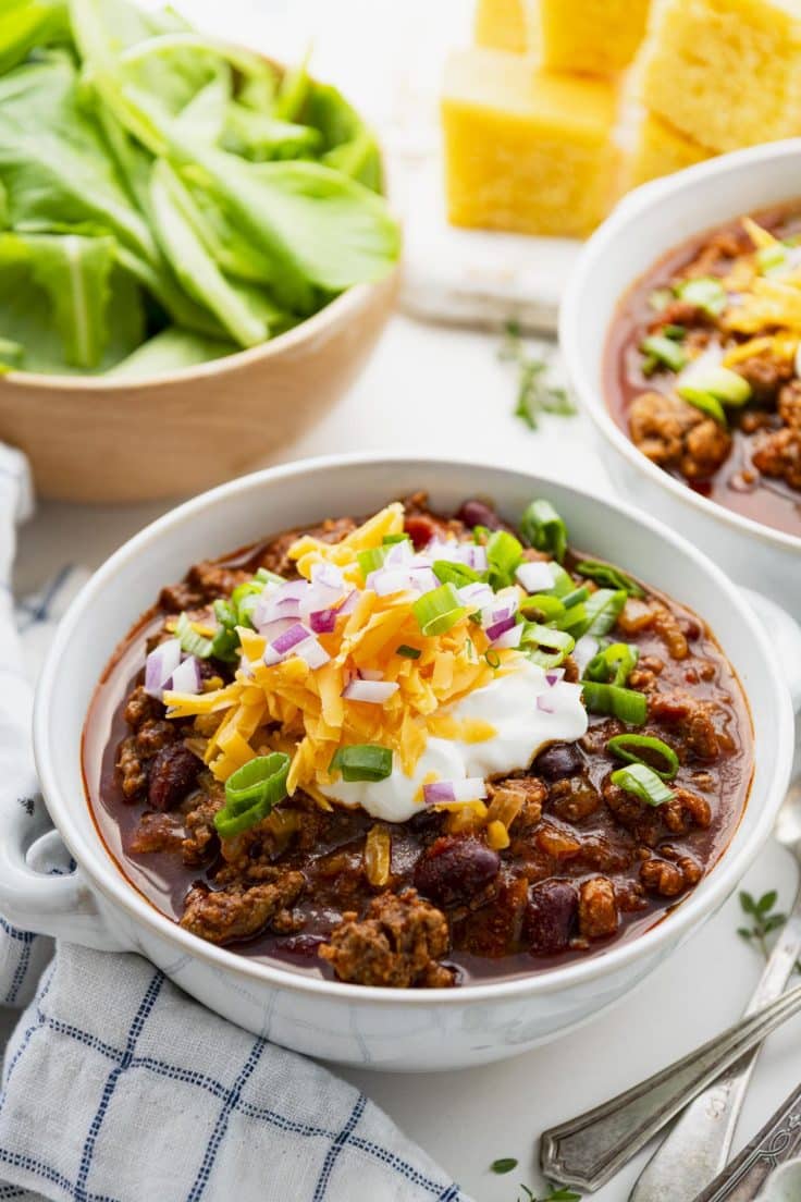 The Best Beef Chili Recipe (Classic and Easy!) - The Seasoned Mom