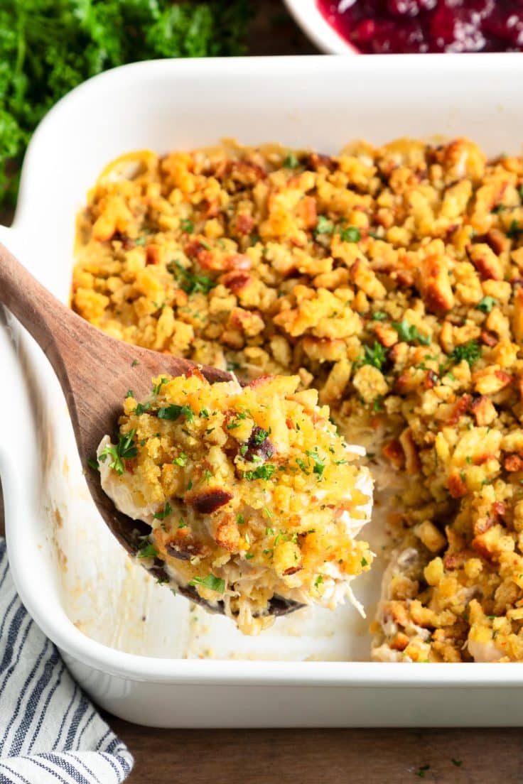 Chicken and Stuffing Casserole