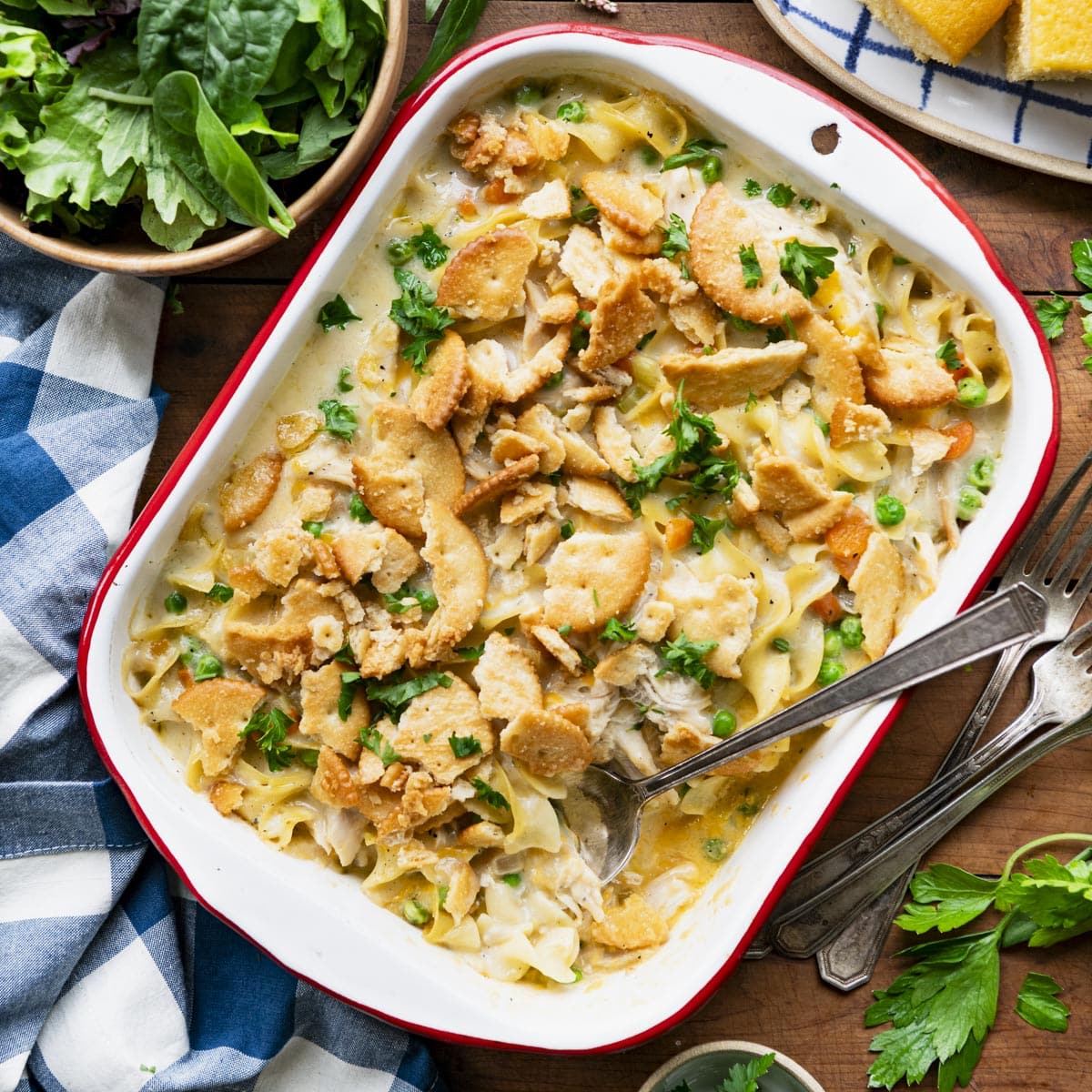 Amish Chicken and Corn Casserole - The Seasoned Mom