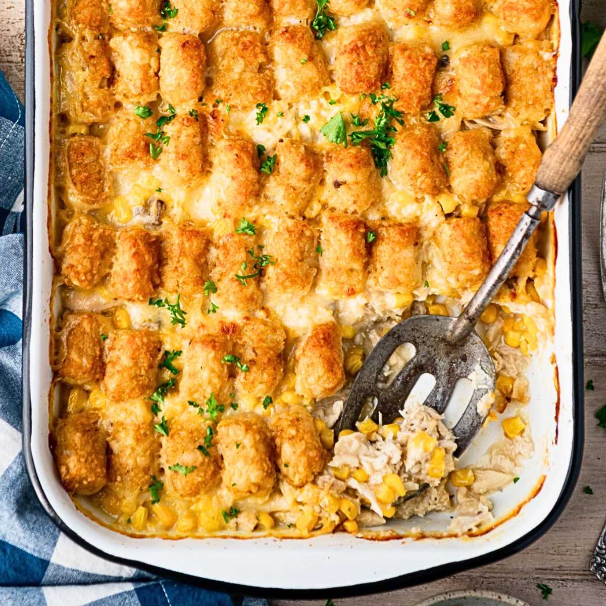Sloppy Joe Tater Tot Casserole - The Seasoned Mom