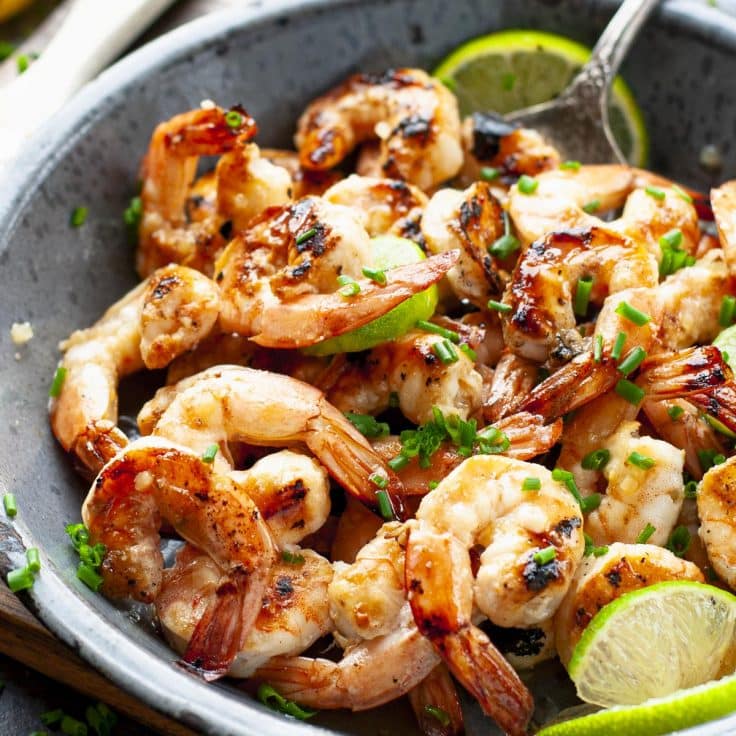 Dump-and-Bake Shrimp Marinara - The Seasoned Mom