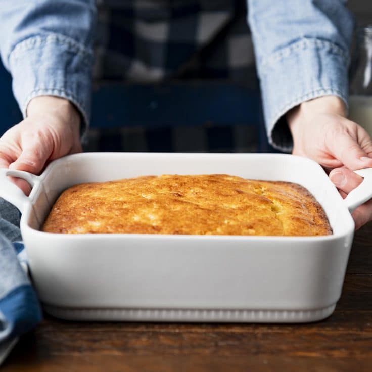 Jiffy Cornbread with Creamed Corn - The Seasoned Mom