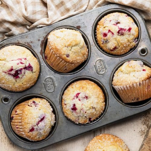 One-Bowl Easy Orange Cranberry Muffins - The Seasoned Mom