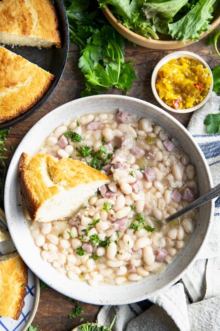 Southern Ham and Beans - The Seasoned Mom