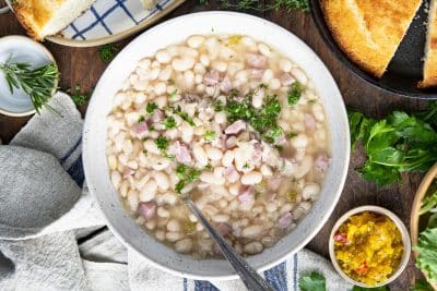 Southern Ham and Beans - The Seasoned Mom