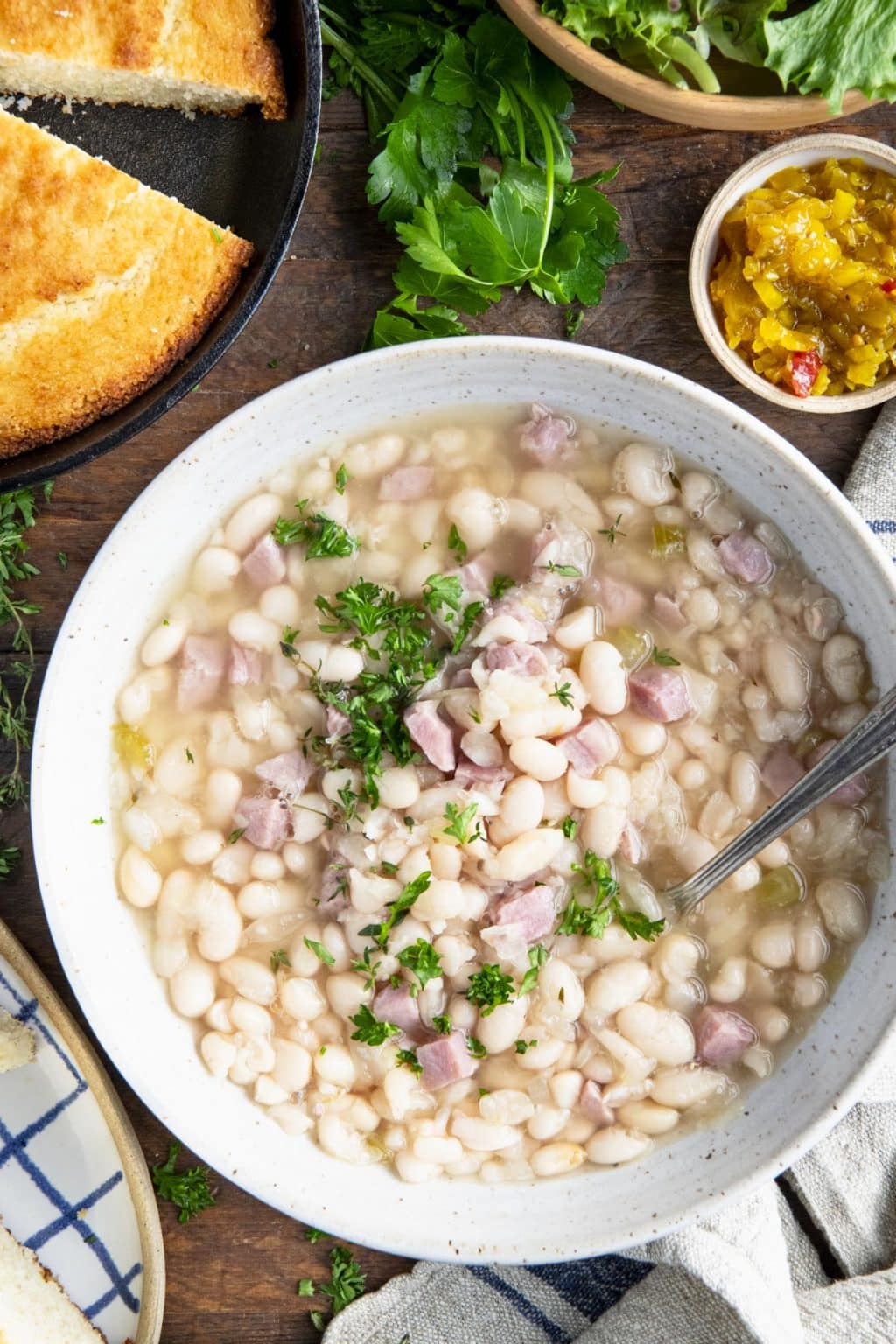 Southern Ham and Beans - The Seasoned Mom