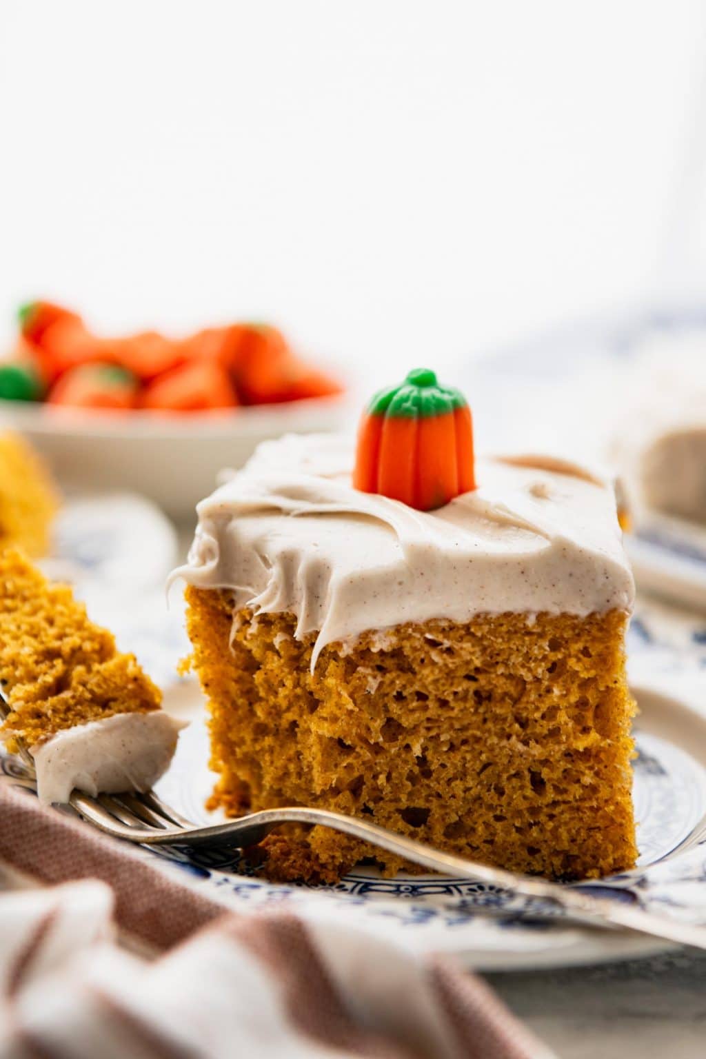 Easy Pumpkin Cake with Yellow Cake Mix - The Seasoned Mom