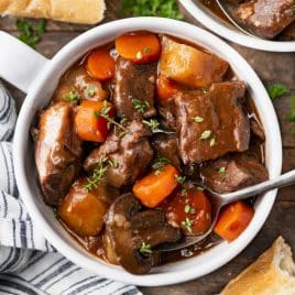 Beef Burgundy {Beef Bourguignon} - The Seasoned Mom