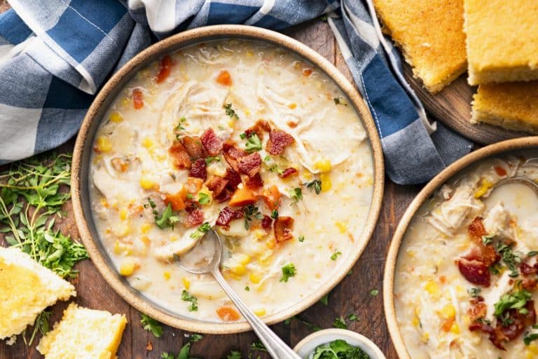 Crock Pot Chicken Corn Chowder - The Seasoned Mom