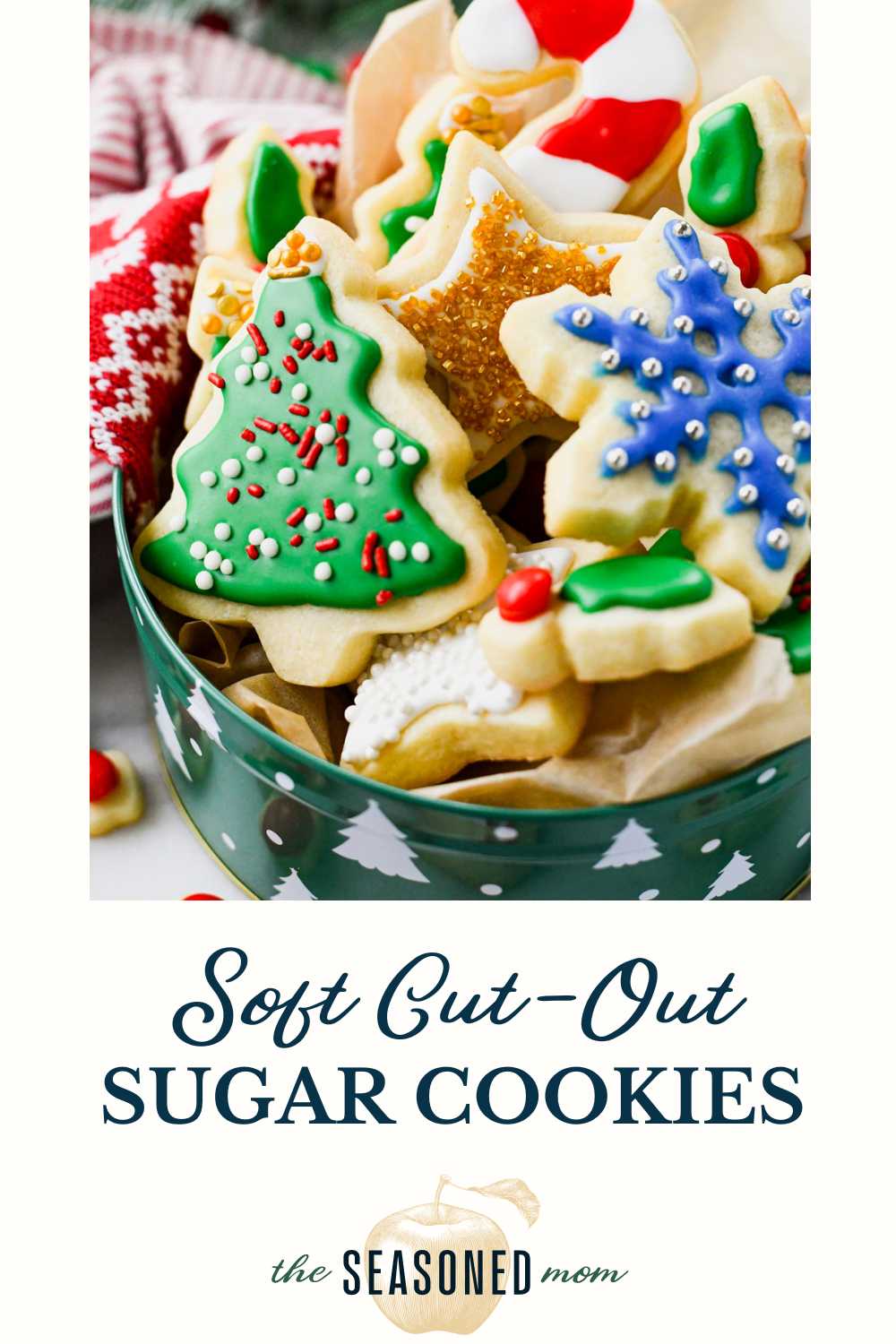 Soft Cut Out Sugar Cookies {Easy, Fun, and Festive} – The Seasoned Mom