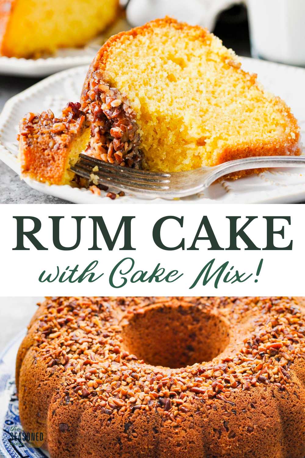 Grandma's Easy Rum Cake Recipe (with Cake Mix!) - The Seasoned Mom