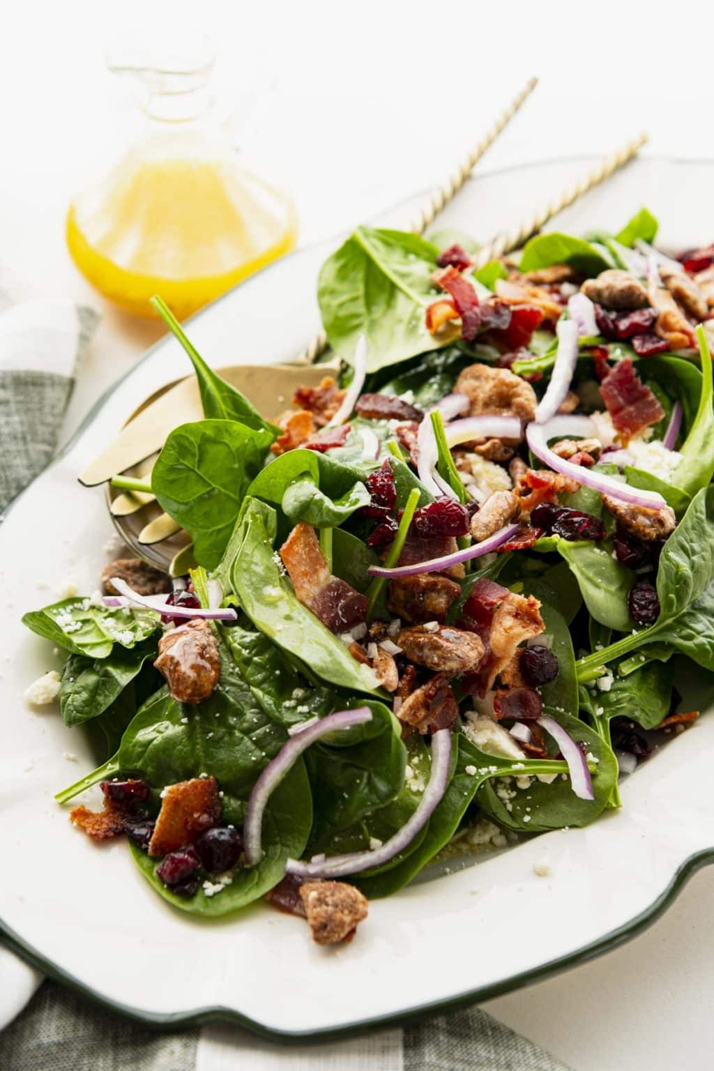 Winter Salad with Orange Vinaigrette - The Seasoned Mom