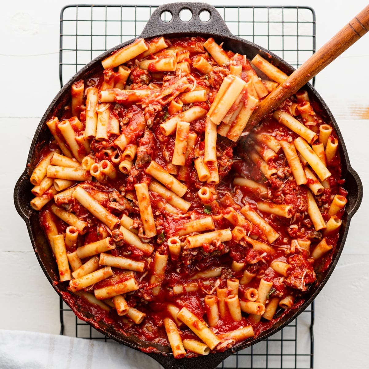 Baked Ziti with Sausage - The Seasoned Mom